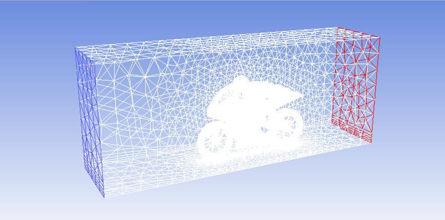 Motorcycle Wind Tunnel Simulation for Motochanics-UA
